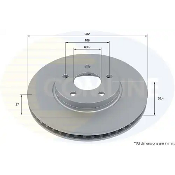 COMLINE ADC5041V диск торм Ford (Форд) Focus (Фокус) 18-