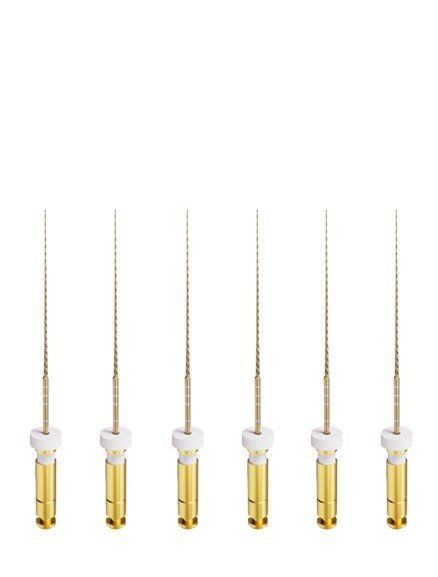 MG3 Gold, 21мм, размер 16/. vt, стерильные машинные файлы, никель-титан, 6 шт.