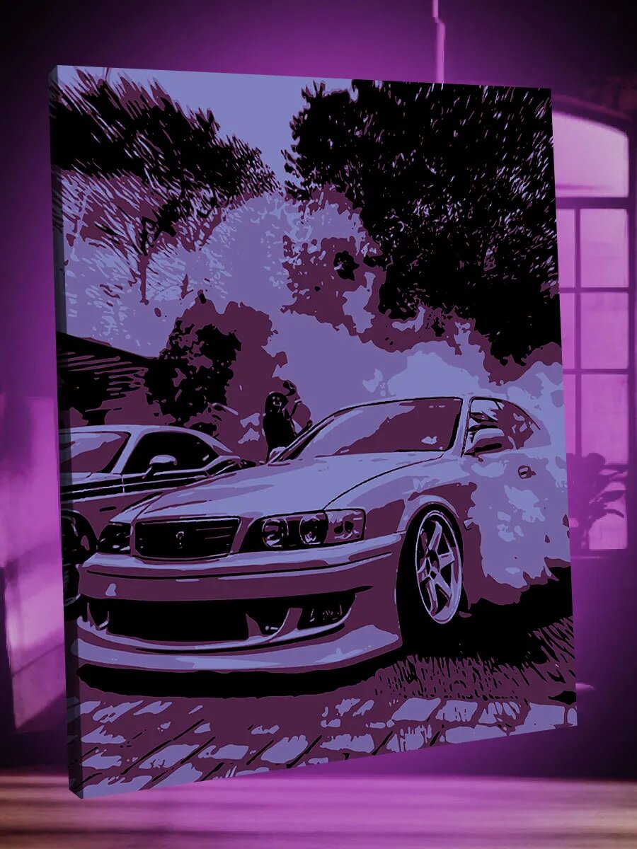 Картина по номерам Toyota Chaser