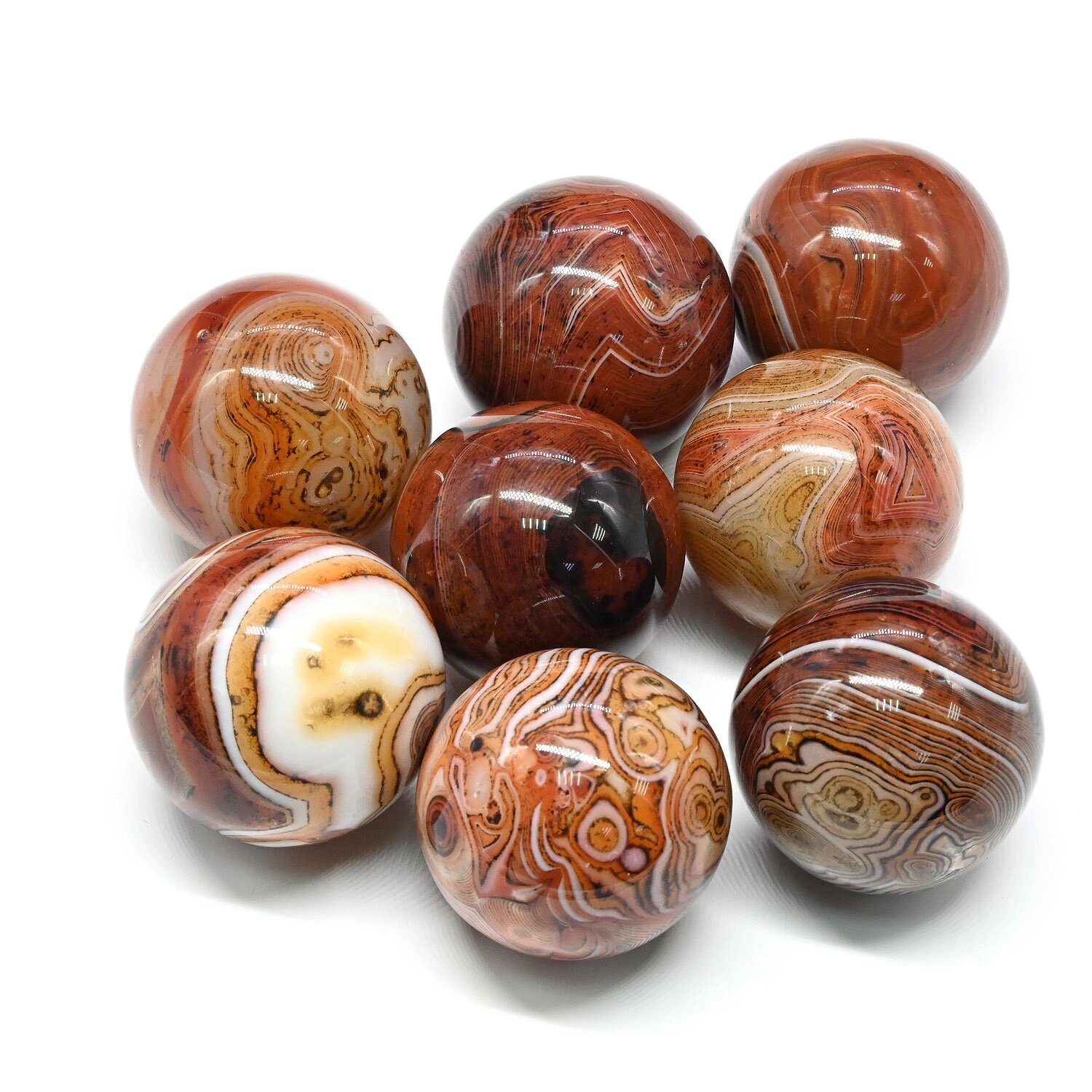 Шарик из агата, диаметр 36-37мм .