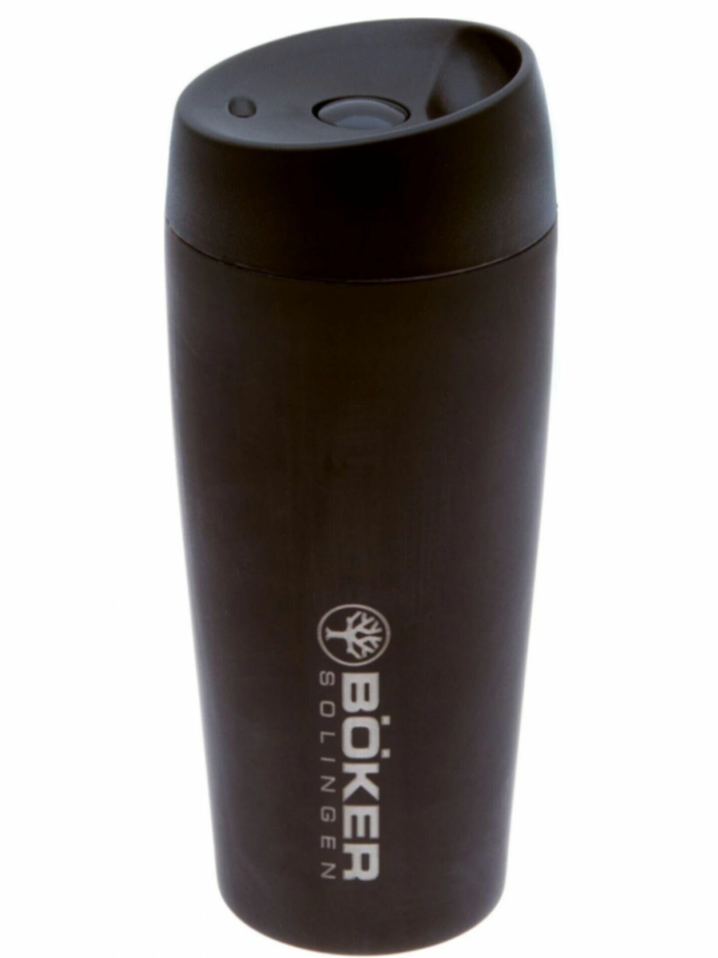 Термостакан Boker Plus Travel Mug 09BO137, нержавеющая сталь, чёрный матовый, 0,34кг
