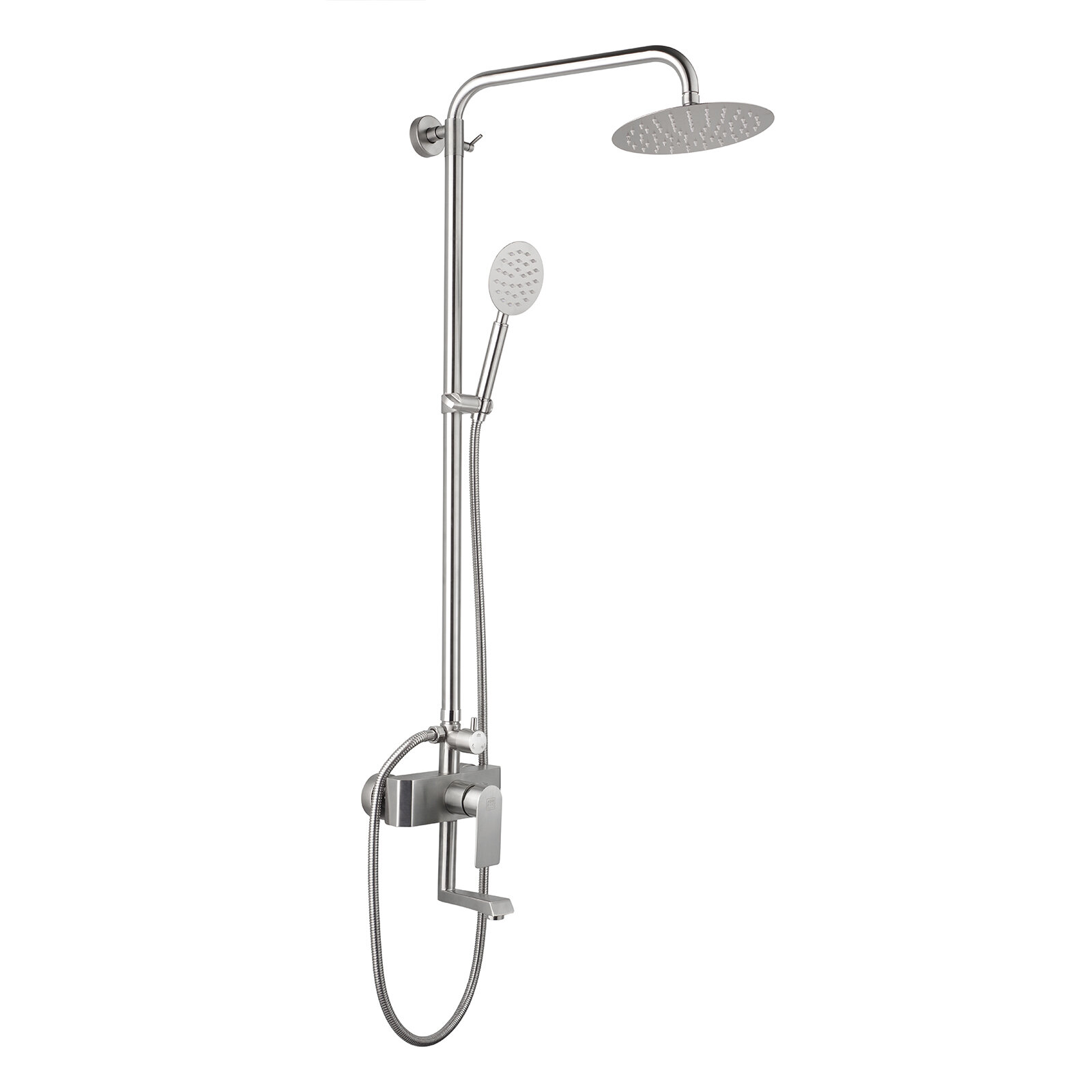 Душевая система для ванны AQUEDUC (345338) с изливом и тропическим душем