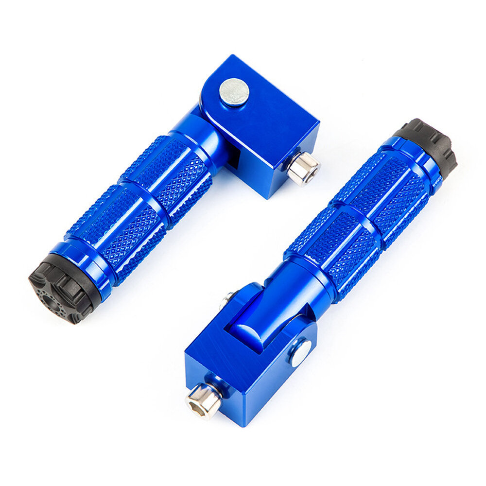 1 пара складных подножек для мотоцикла, универсальные алюминиевые подножки 8 мм для скутеров, велосипедов и электровелосипедов.