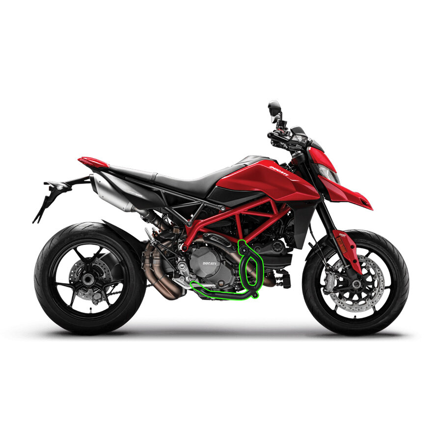 Клетка на мотоцикл DUCATI Hypermotard 950 DAMPER, черный матовый цвет