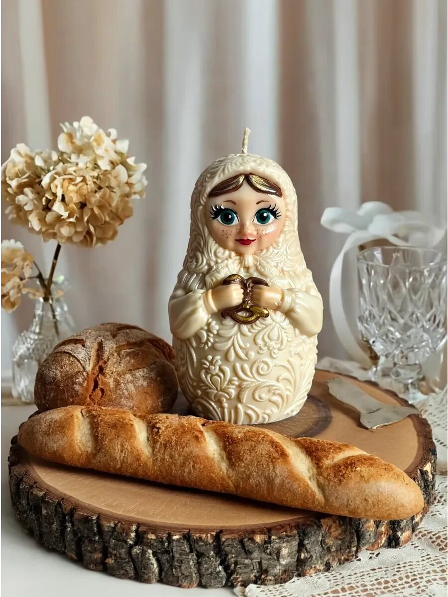 Интерьерная свеча Матрешка