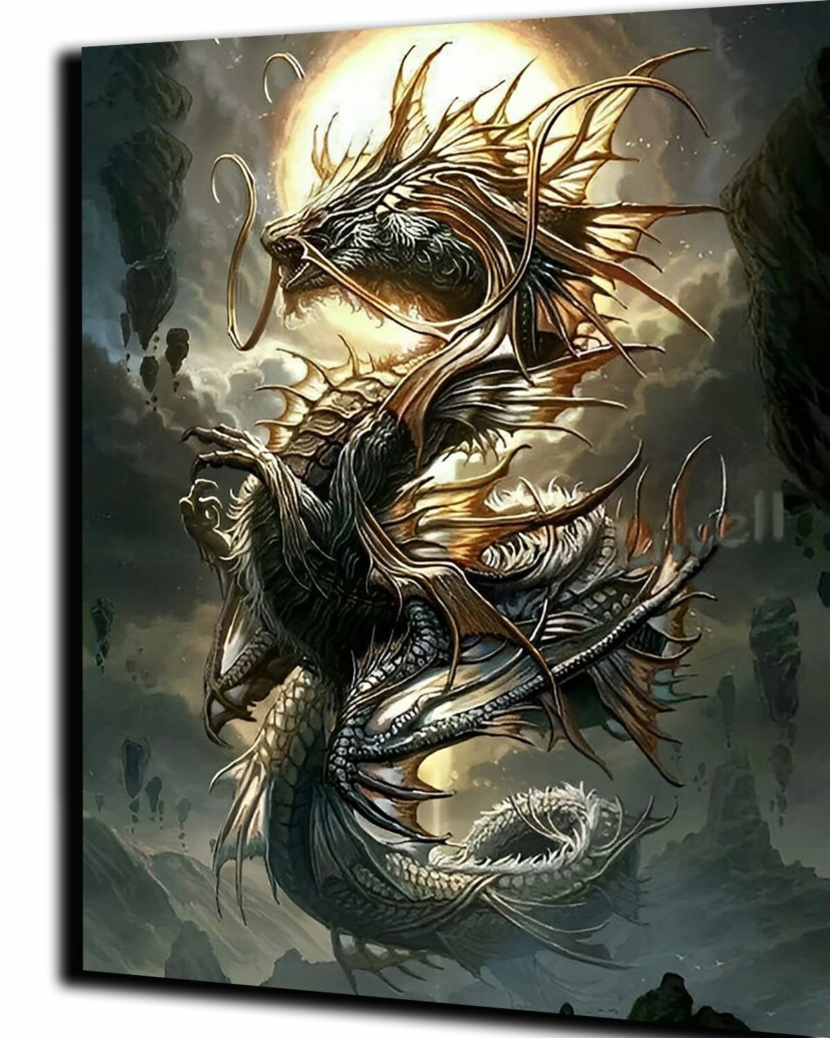 Алмазные Мозаики "летающий дракон"40x60cm