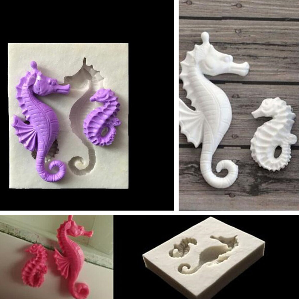 Sea Horse силиконовая форма для помадки торт декоративная форма для шоколада инструмент для выпечки