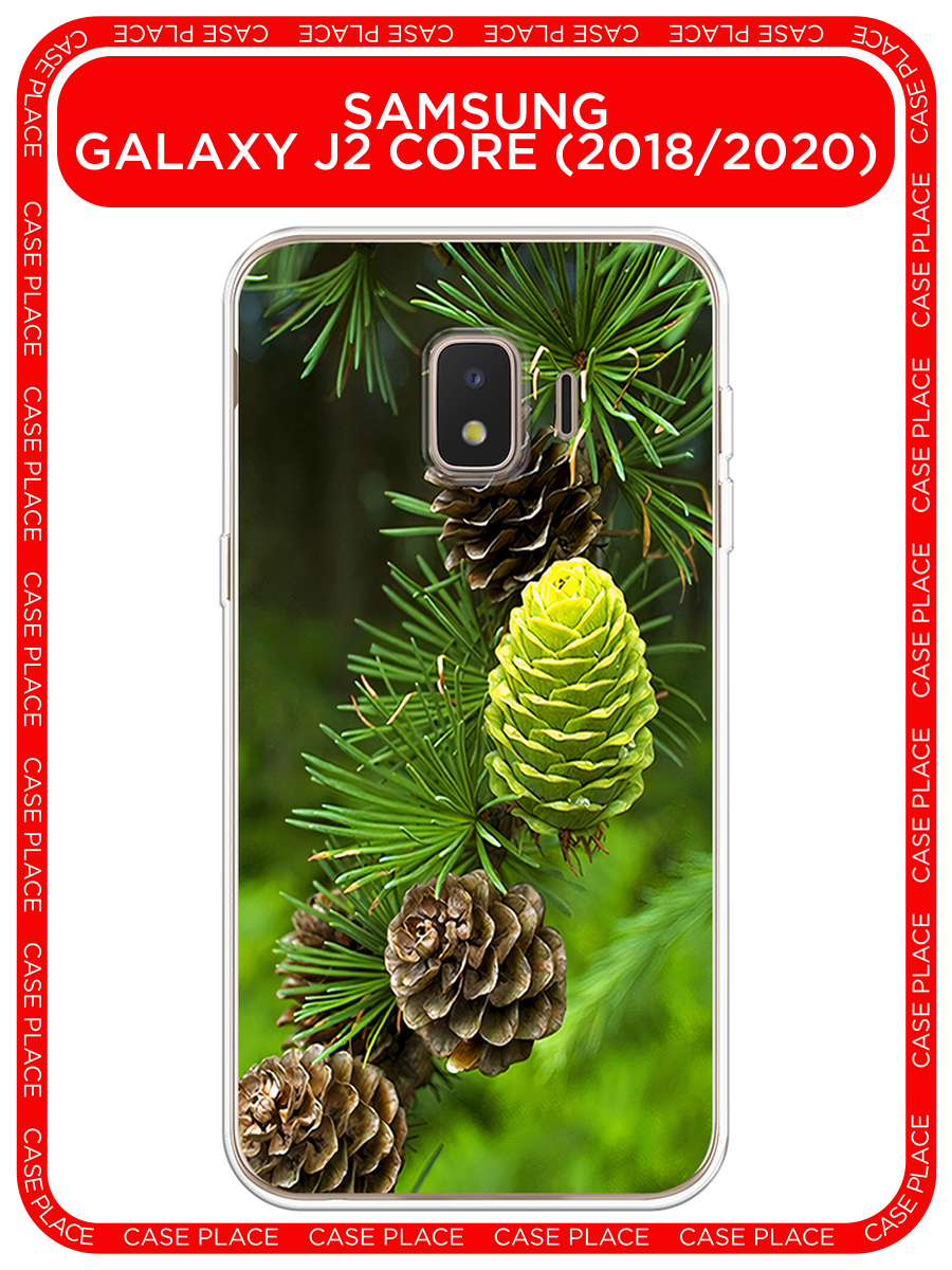 Чехол на Samsung Galaxy J2 Core (2018/2020) / Самсунг Галакси J2 Core (2020) с принтом Лес 13