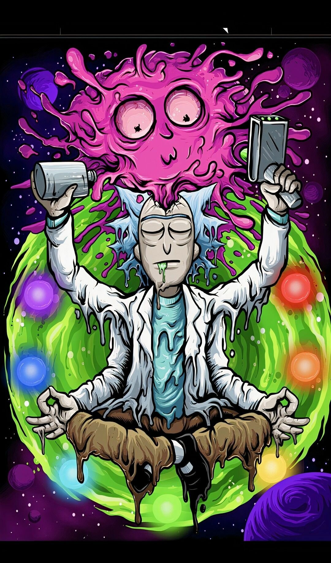 Алмазные Мозаики "RICK AND MORTY"40x60cm