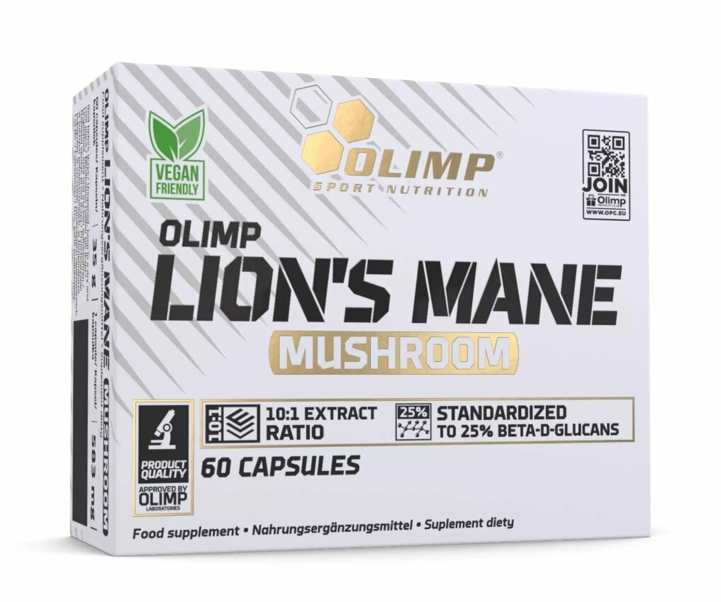 Olimp Lion's Mane Mushroom 60 капсул