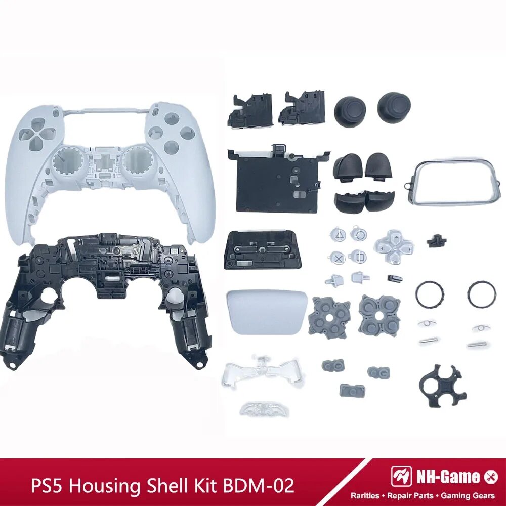 Комплект корпуса для контроллера PS5 BDM-020 eviva, White