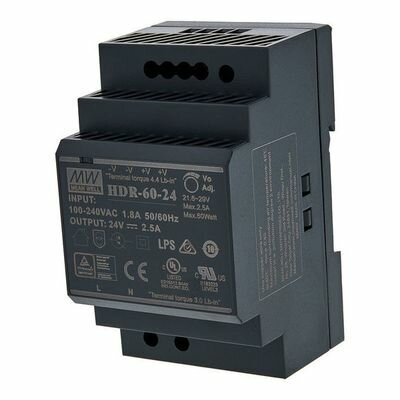 Источник питания на DIN-рейку 5V HDR-60-5