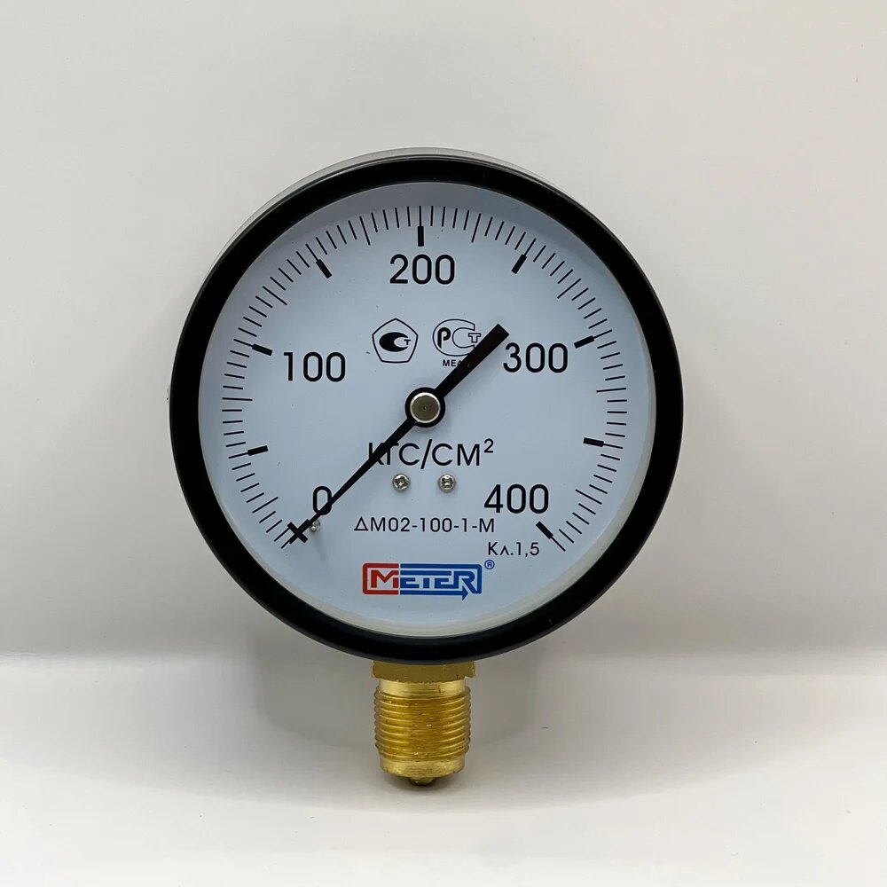 Метер ДМ 02-100-1-М Р=0.400 кгс/см2 М20x1,5 кл.1,5 736
