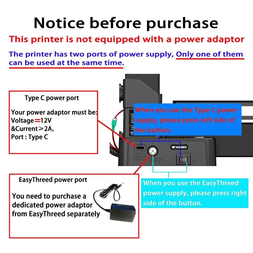 3D-принтер K10, Белый - US