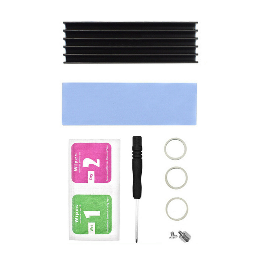 Для твердотельного жесткого диска M.2 Теплоотвод с термопрокладкой Компьютер Ноутбук радиатор NVME Радиатор для маршрутизатора CPU Bridge