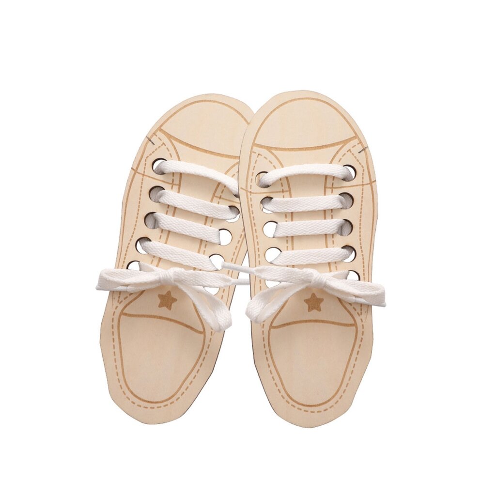 Шнурки Для Завязывания Обуви Игрушка-Головоломка Для Улучшения Интеллекта Игровая Игрушка Деревянная Игра Для Завязывания Нитей Детская Игрушка Для Завязывания Обуви