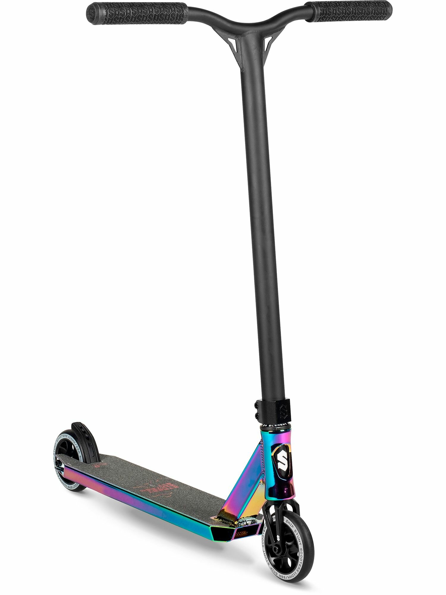 Самокат SKIP ARNY EMT (2025) неохром, трюковой детский, для мальчиков с ножным тормозом, 85 см