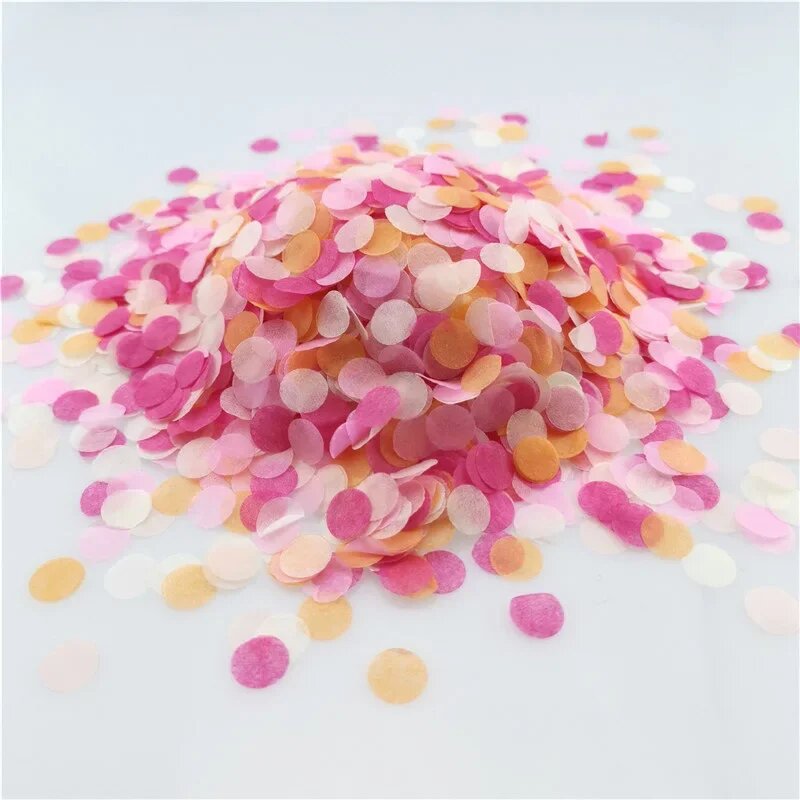 Бумажные конфетти смешанных цветов Розовый, 29