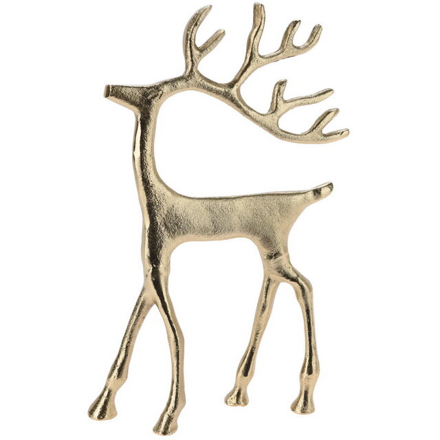Декоративная фигура Олень Лучиано 31 см, золотая, Koopman, A98810050