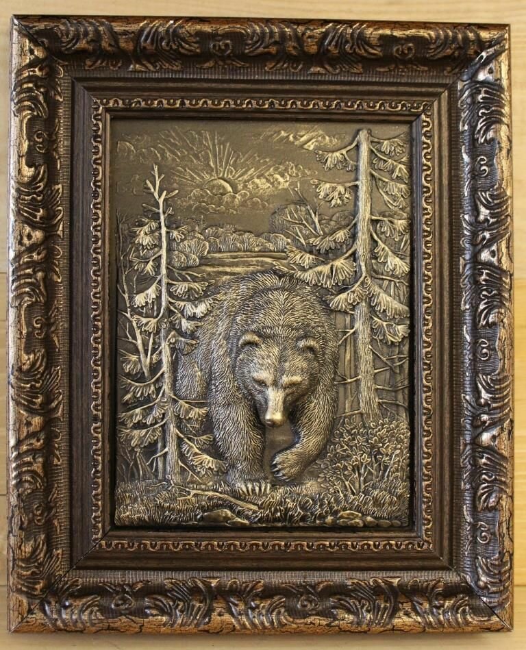 Картина Медведь в лесу