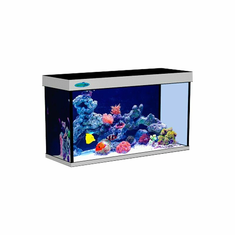 Аквариум 200 литров AquariumBest, с подсветкой, Белый (101х36х57 см)