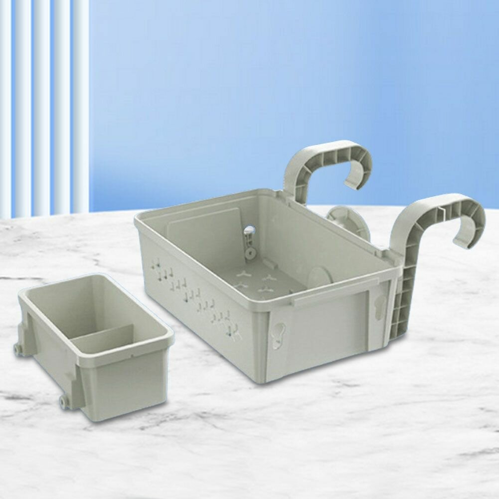 Подвесная корзина для хранения у бассейна с подстаканником