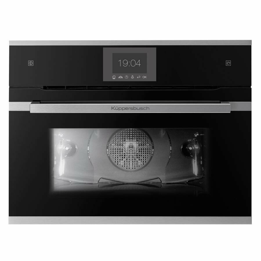 Компактный духовой шкаф с паром Kuppersbusch CBD 6550.0 S1 Stainless steel (CBD 6550.0 +DK1000)