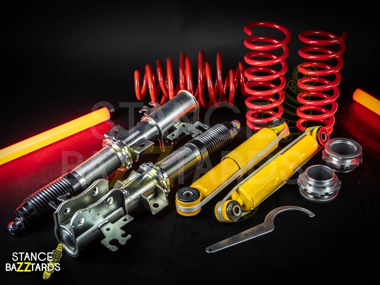 Комплект винтовой подвески (койловеров) TA Technix EVOGWOP07 Opel Vectra C, 2002-2008, с регулировками высоты