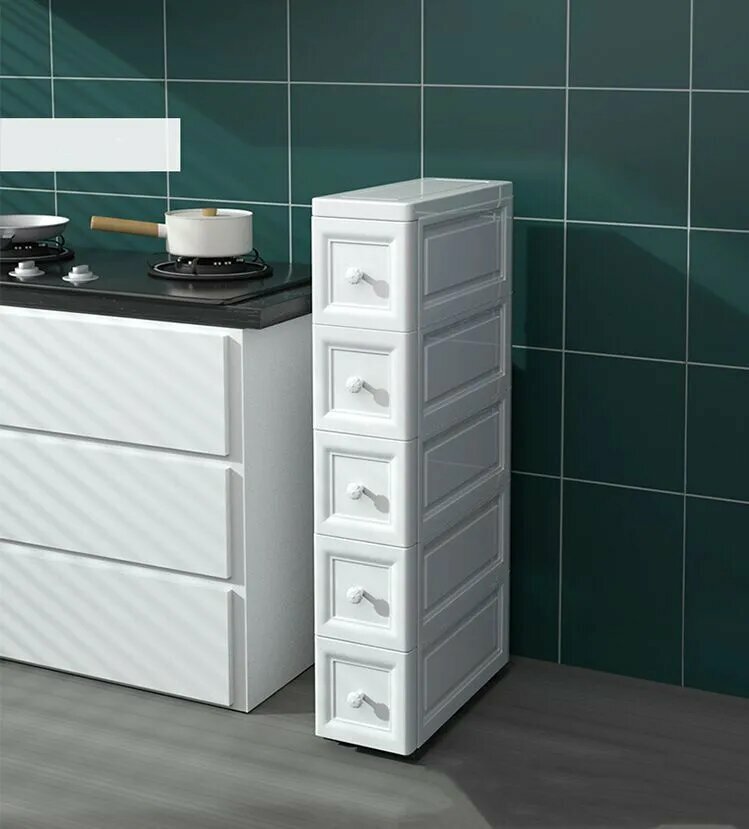 Этажерка, 5 секц, Полипропилен, 15х33х82 см