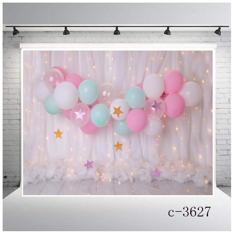 Зарубежная торговля Детский баннер на день рождения Фон для фотографий Детская ванночка Украшение на сто дней Зарубежная торговля Висячая ткань