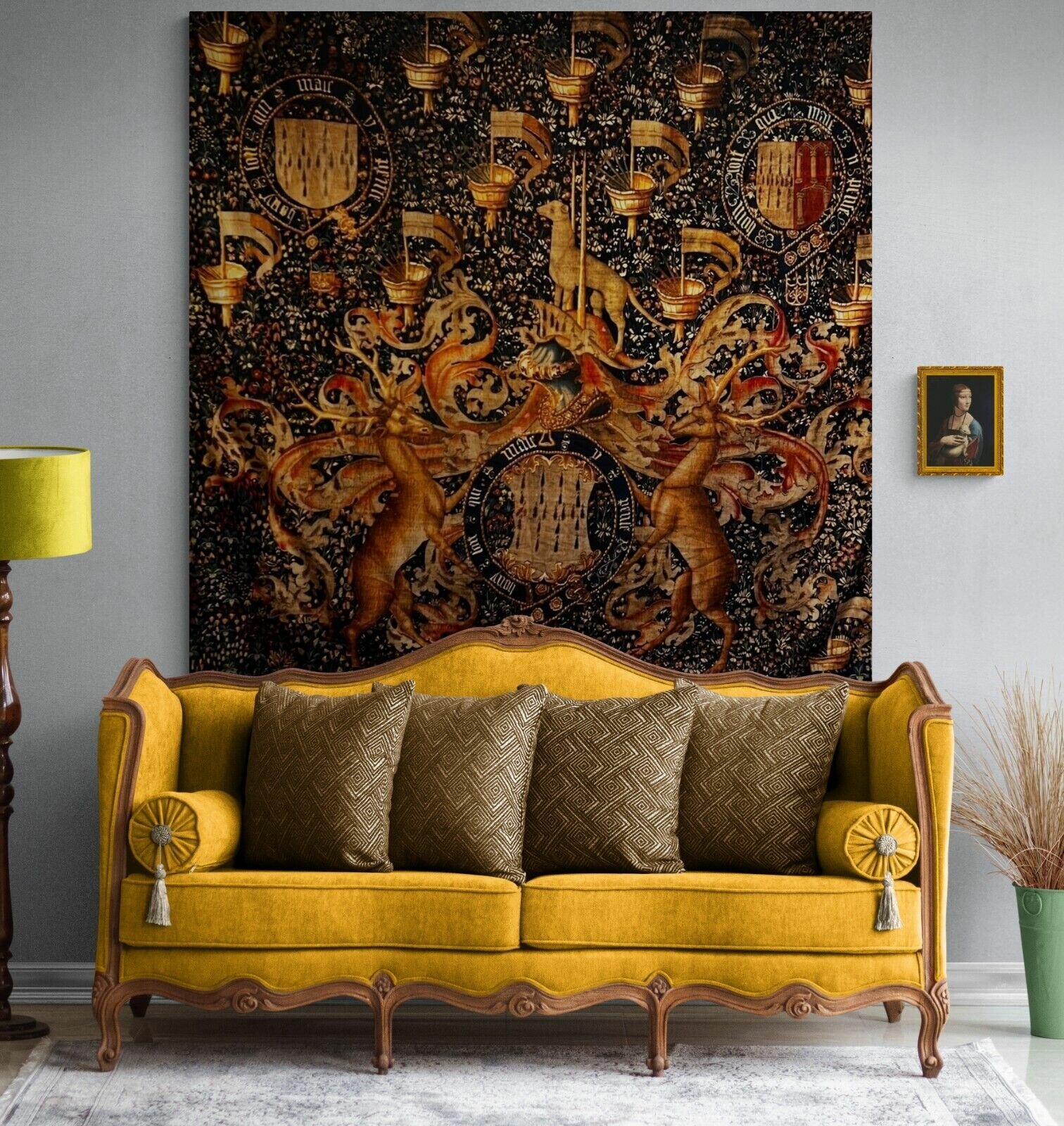 Гобелен Гарри Поттер Хаффлпафф Общая комната