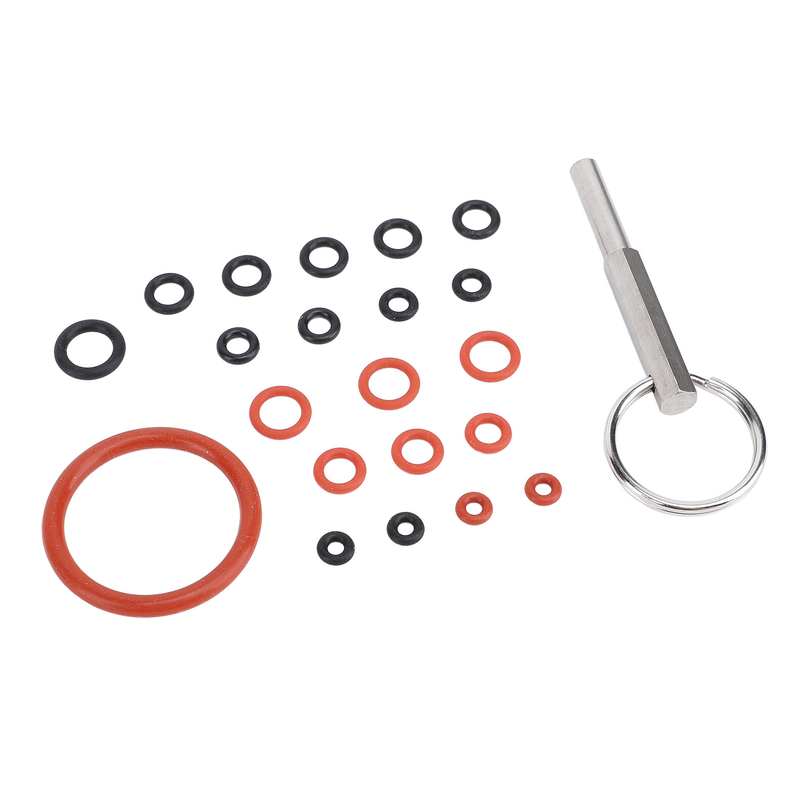 Инструмент для ремонта кофемашины с силиконовыми кольцами Ключ для ремонта кофемашины из нержавеющей стали для технического обслуживания