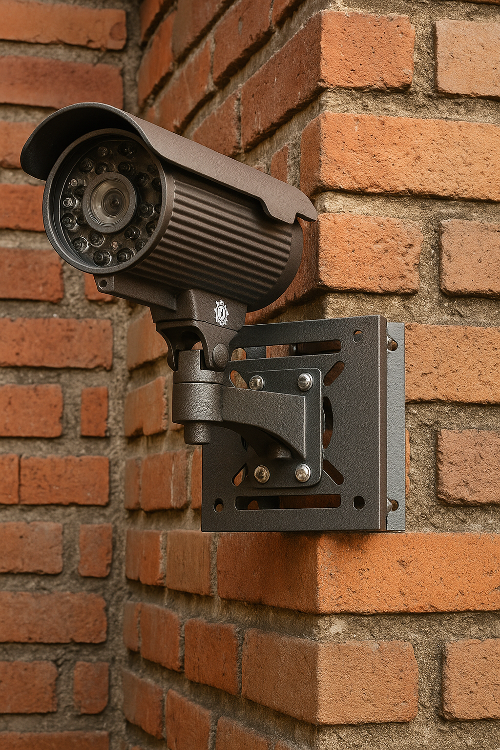 Кронштейн для камеры видеонаблюдения / крепление камеры видеонаблюдения на столб / угол