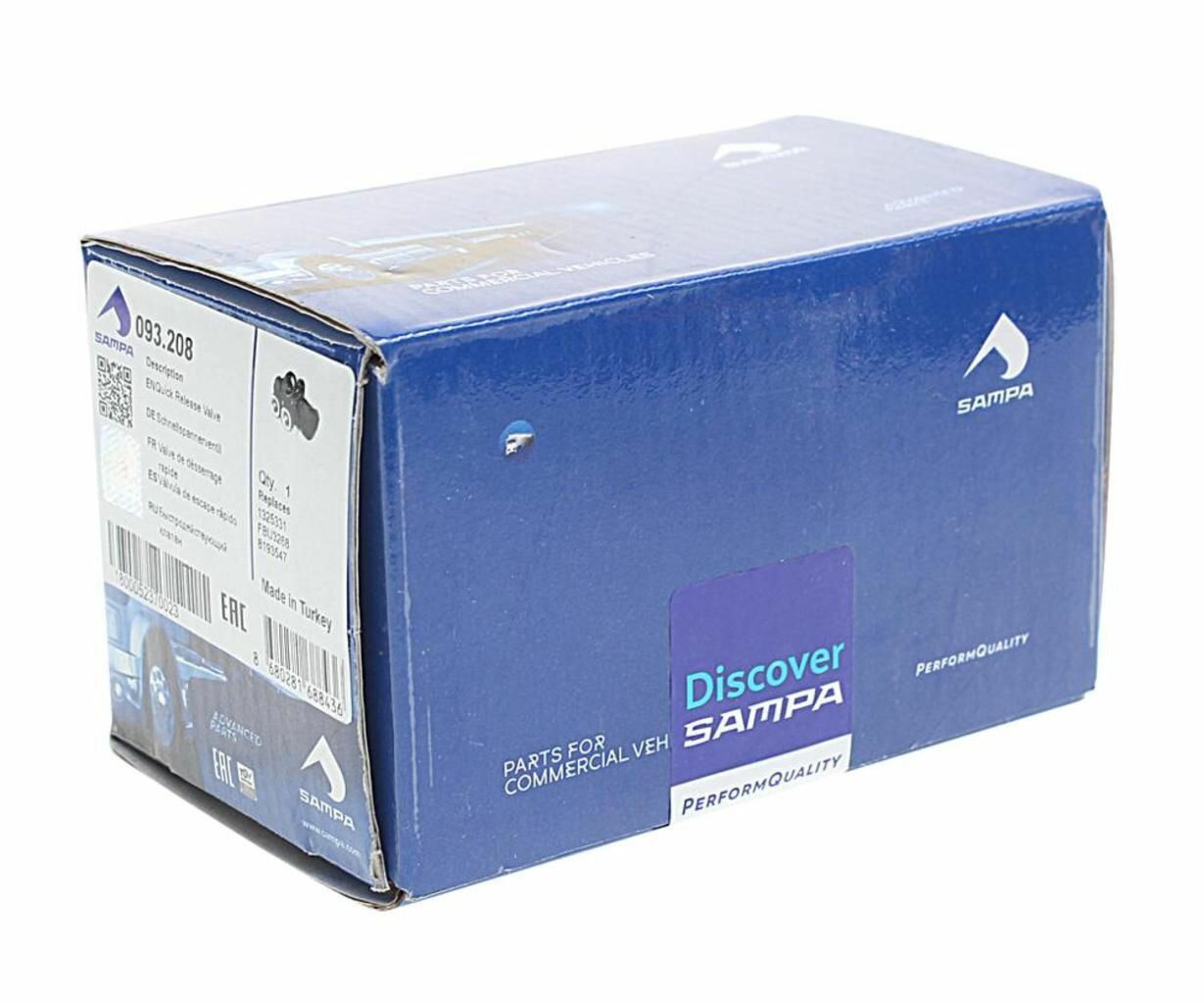 Клапан растормаживания прицепа для Даф, Ивеко, Рено арт 093208 SAMPA