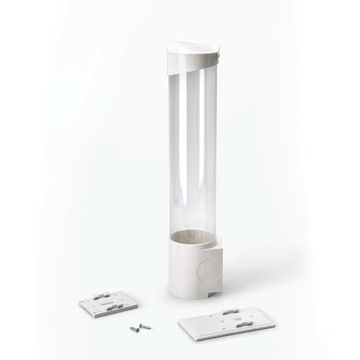 Держатель стаканов для кулера AEL на винтах, белый (70302)