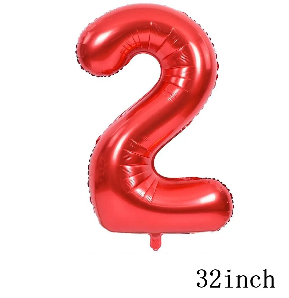 Воздушные шары Дэдпул и Мстители HEROCROSS Красный, 1pc 32inch Number