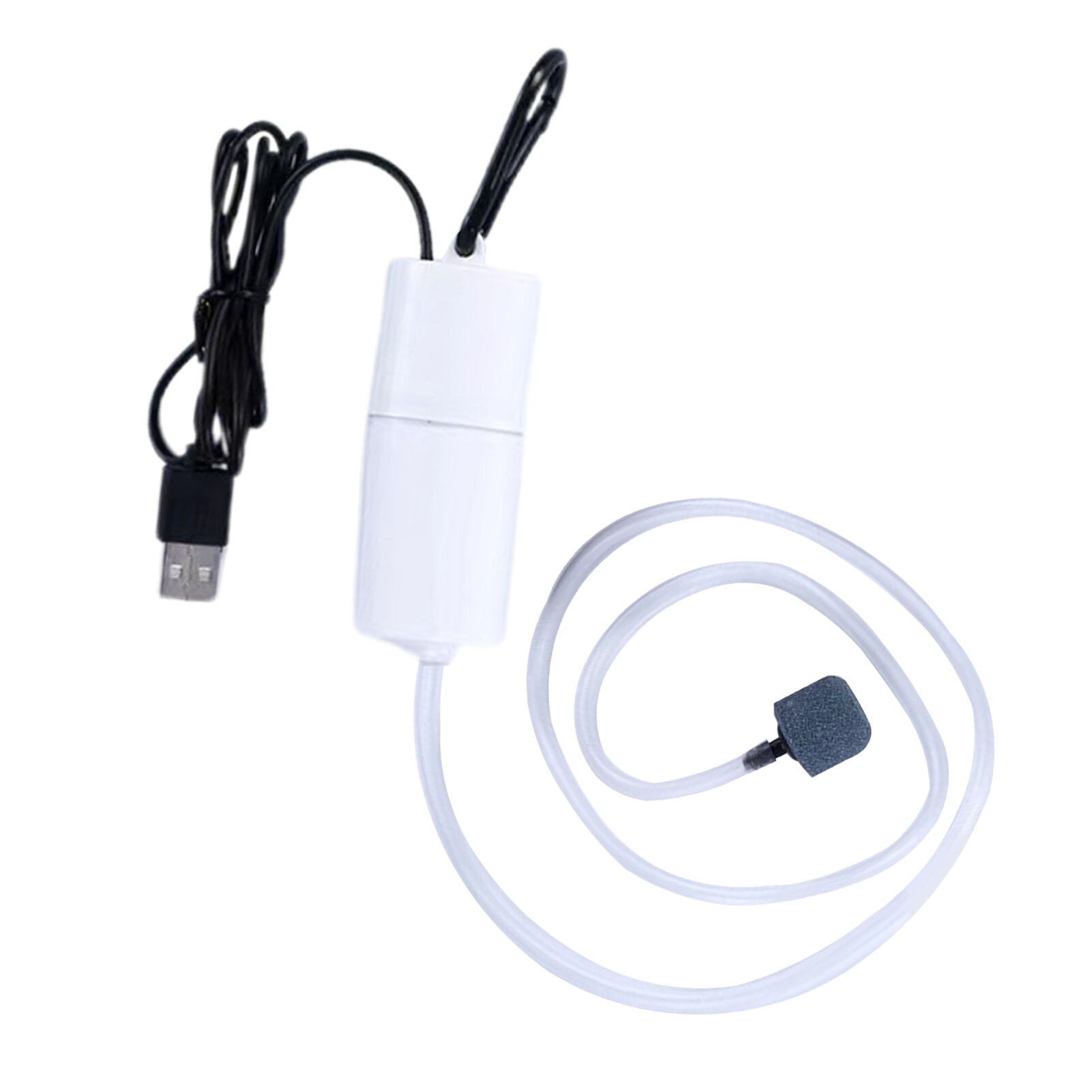 Воздушный насос для аквариума, бытовой, бесшумный, мини-USB, кислородный насос, насосы для рыбалки и аквариума, белый