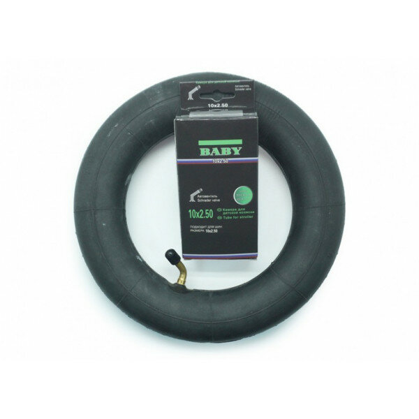 Камера для детских колясок и самокатов HOTA 10"x 2.50 - 3.00 AV 135° бутиловая