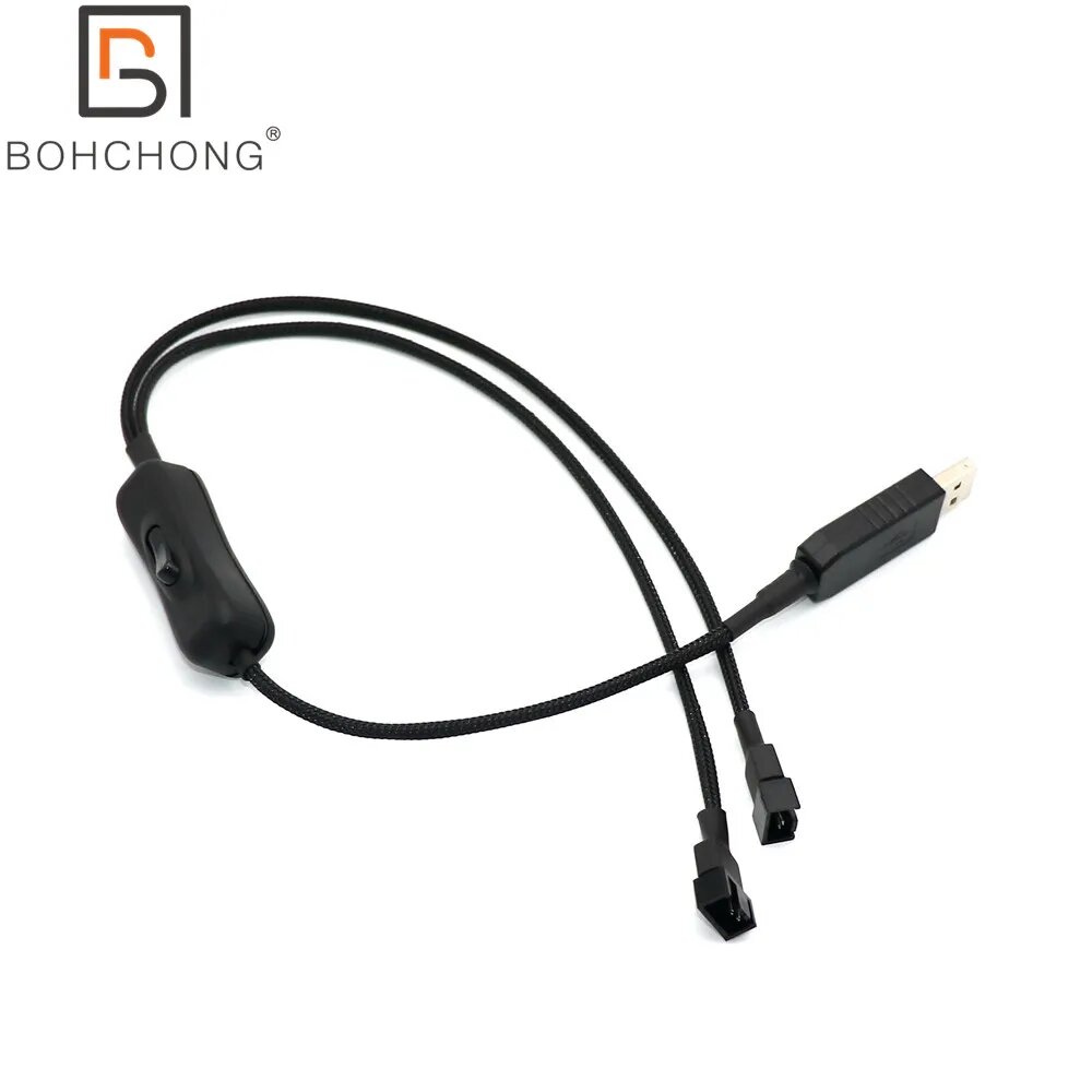 USB кабель питания 12V для вентилятора — фото 1