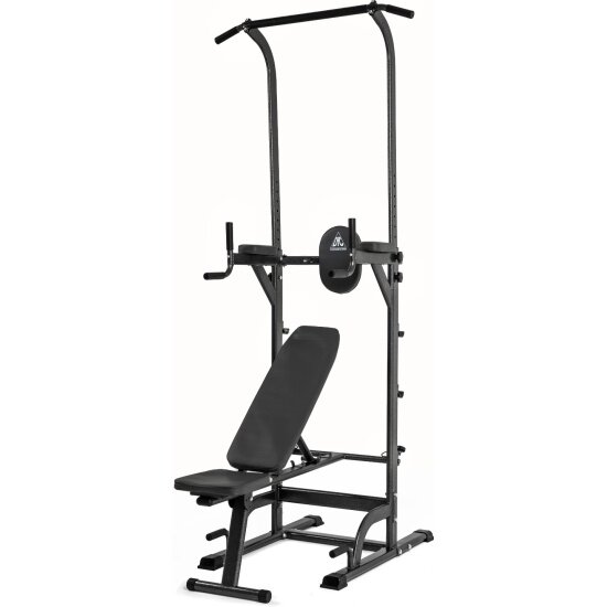 Турник-брусья Dfc Power Tower G004 со скамьёй