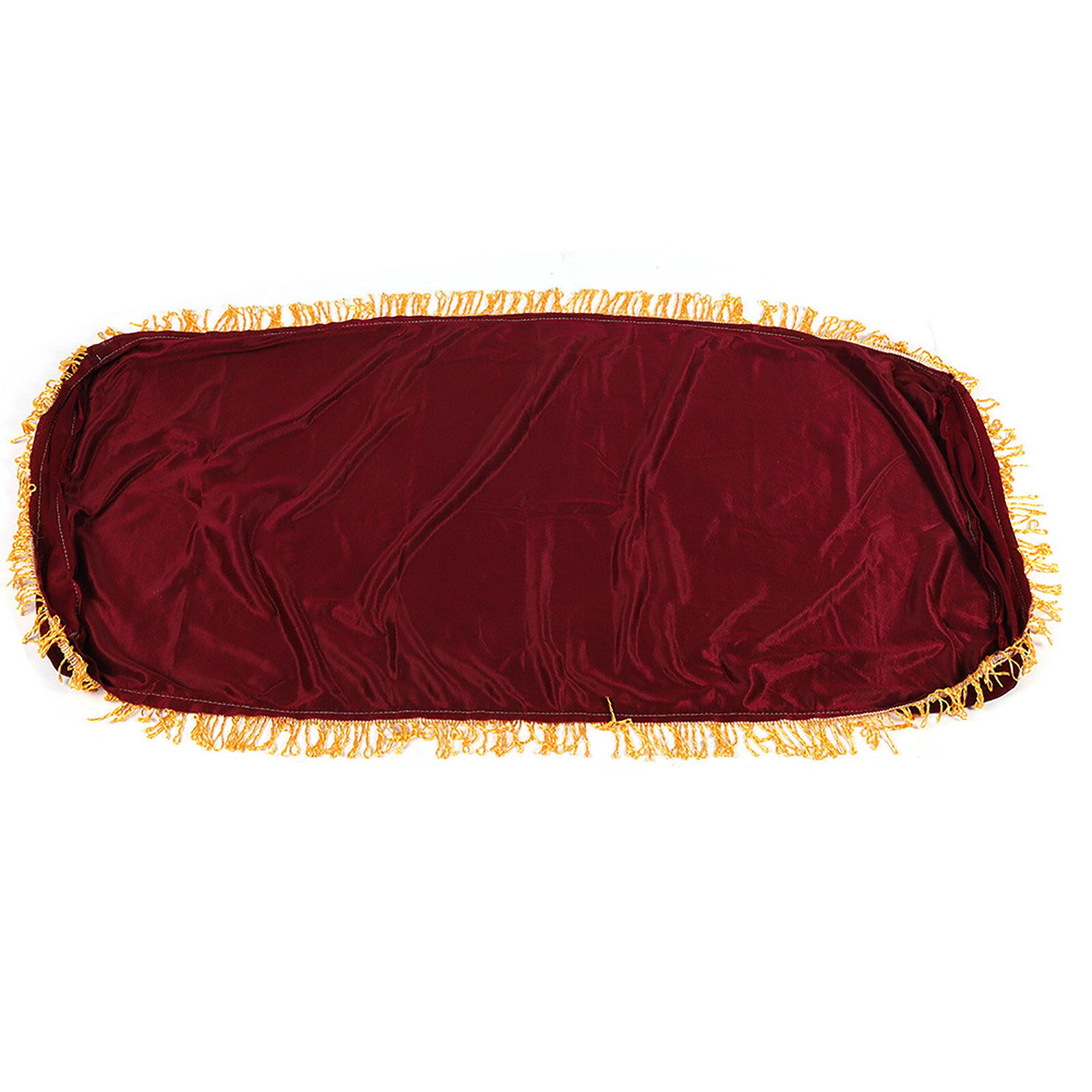 Декоративный чехол из плюша с антипылевым покрытием для электронного пианино с 61/88 клавишами (бордовый, 61 клавиша)