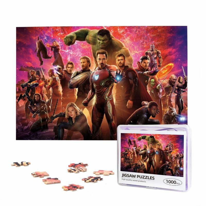 Avengers Деревянный пазл Марвел Деревянные пазлы Мстители Marvel