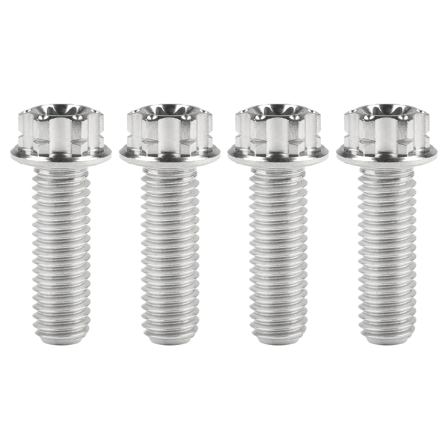 Catdogbear титановые болты M10x15~90 мм T50 Torx 4 шт. M10 P1.25mm, Titanium, 60mm
