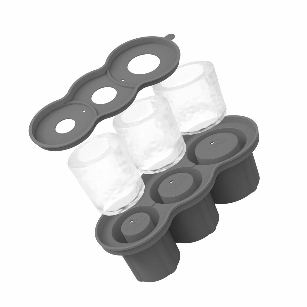 Форма для льда с крышкой и контейнером