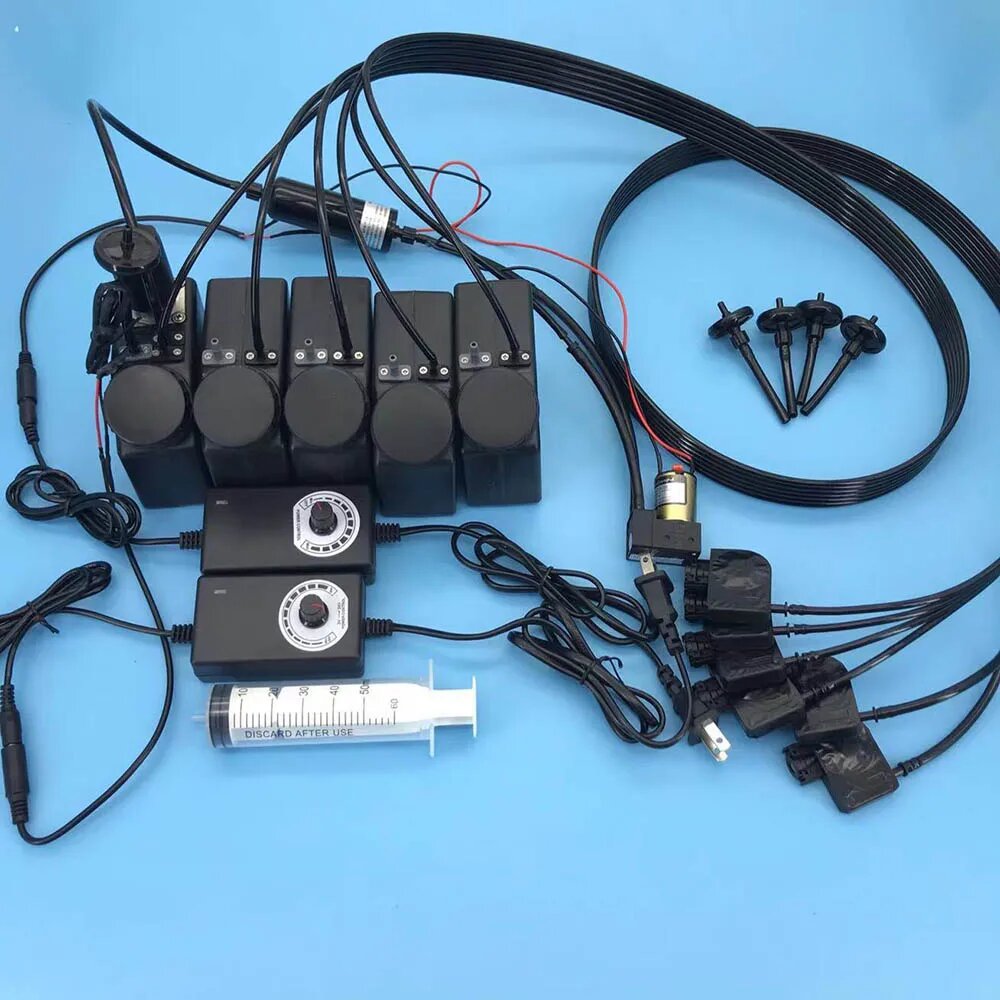 250 мл УФ чернильный резервуар, устройство для перемешивания двигателя, устройство для циркуляции чернил, принтер Ciss L1800, Dtf, детали печатной машины для циркуляции белых чернил