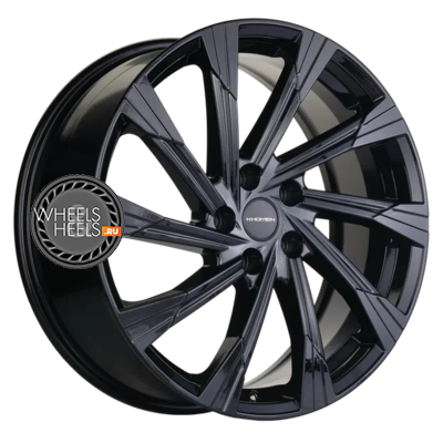 Диск автомобильный литой Khomen Wheels KHW1901 (Sportage) 19x7.5 5x114.3 et50.5 dia67.1 Black
