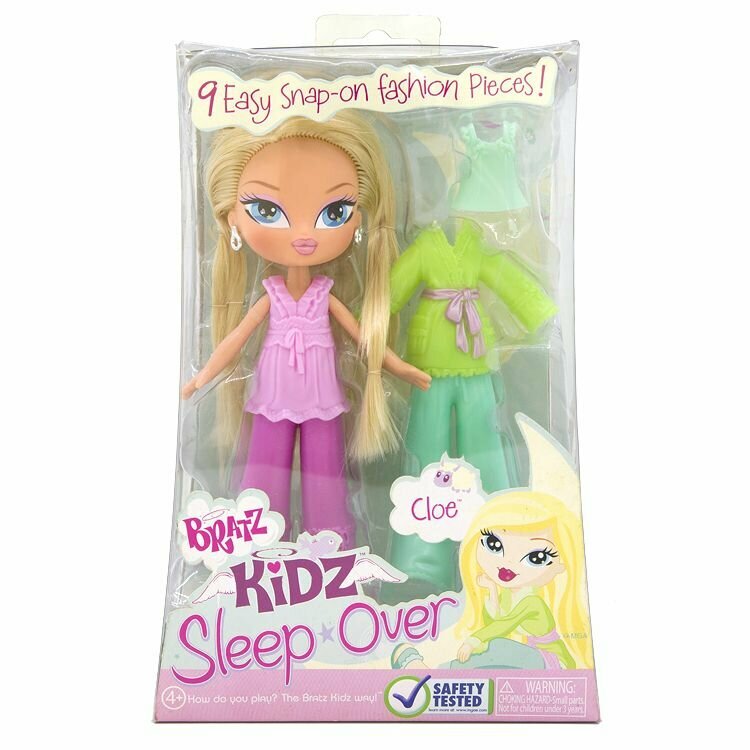 Bratz KIDZ sleep over cloe sasha Кукла