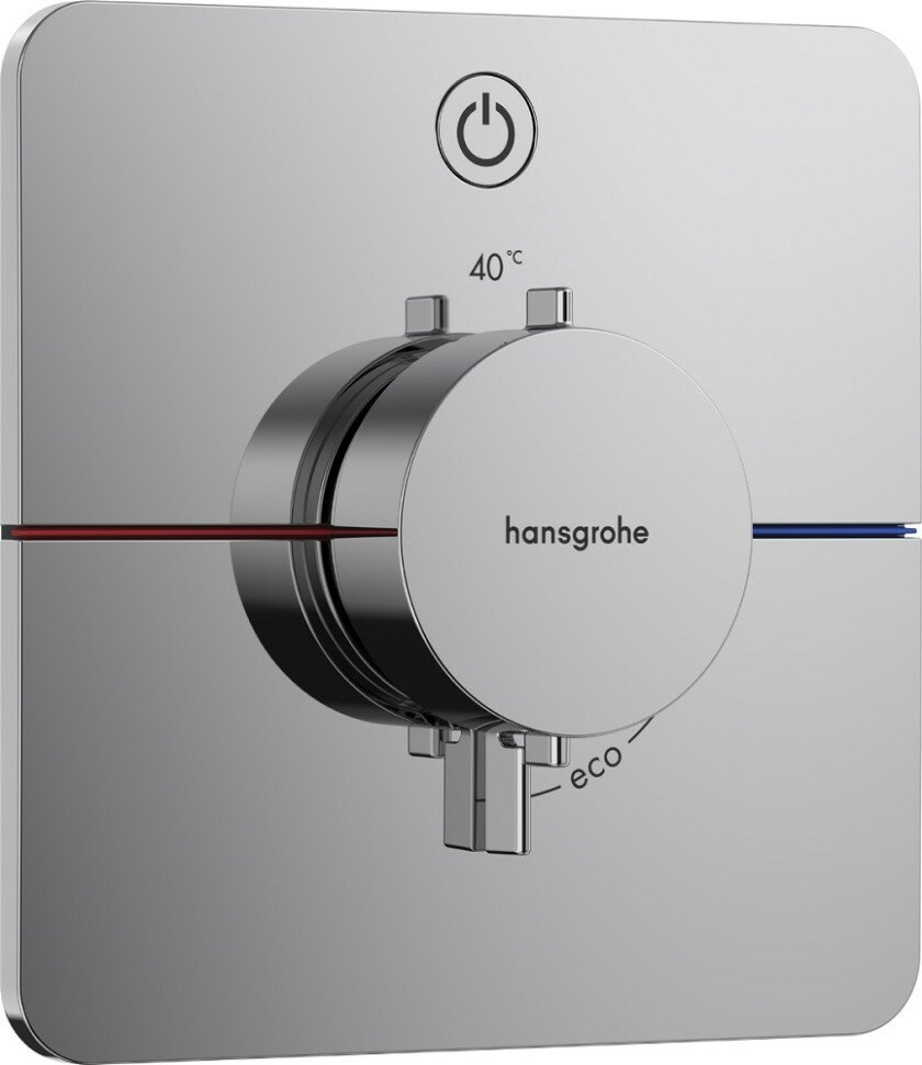 Термостатический смеситель для душа Hansgrohe ShowerSelect Comfort, встраиваемый, хром