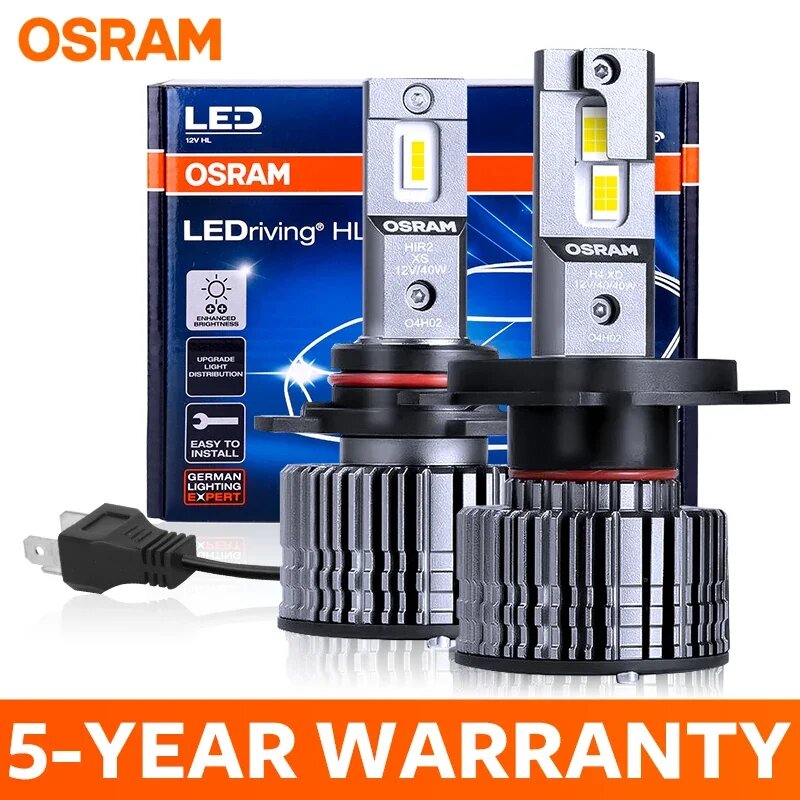 OSRAM XLZ Classic 3.0 LED H7 H4 H1 Автомобильная лампа для фар 80 Вт H8 H11 9005 9006 HB3 HB4 HIR2 9012 Противотуманные фары 6000K Белые автолампы