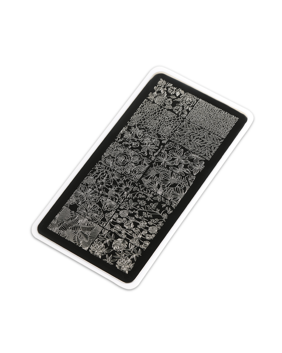 Пластина для стемпинга EMI №12 Цветочный сад